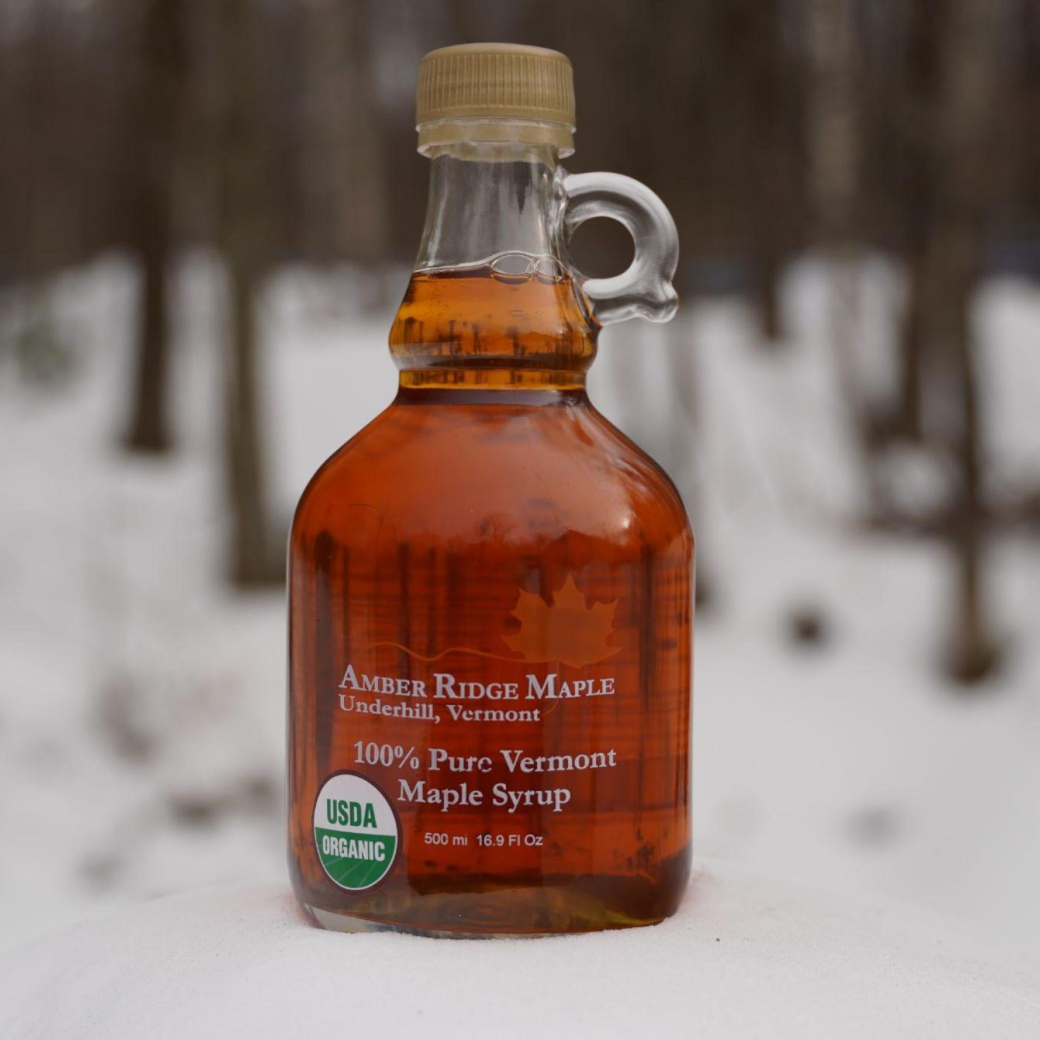 500 mL Glass Bottle – Amber Ridge Maple